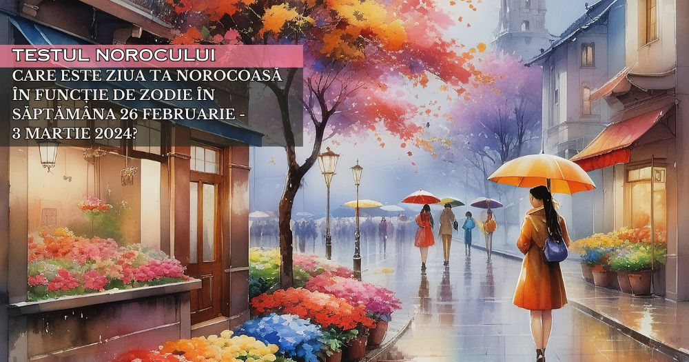 Testul Norocului: Care este ziua ta norocoasa in functie de zodie in ...