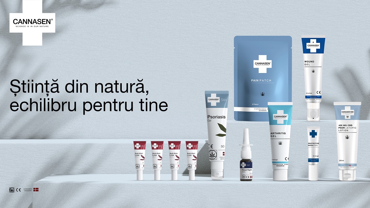 CANNASEN®, gama de produse pe bază de canabidiol natural, este ...